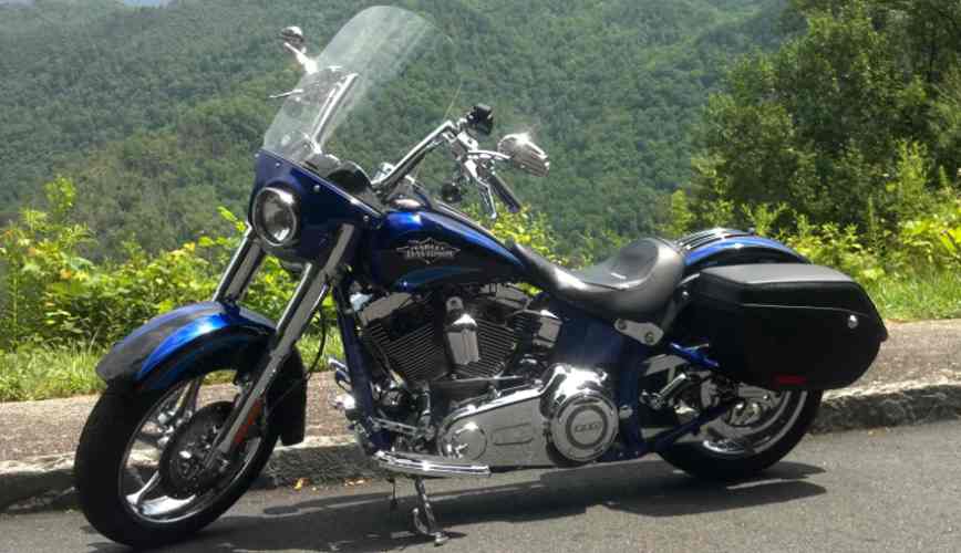 HARLEY DAVIDSON CVO SOFTAIL CONVERTIBLE FLSTSE 2010-2011 WINDSHIELD – 7 ...